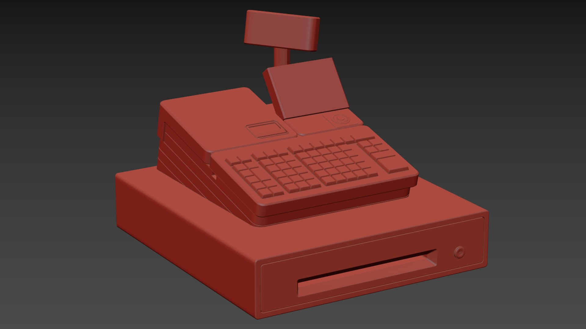 Realistic Cash Register Casio 3D - TurboSquid 1459081