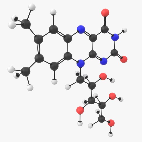 Vitamin b2 riboflavin molecule 3D model - TurboSquid 1422556