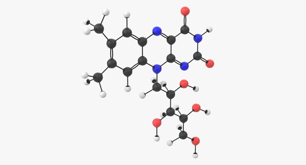 Vitamin b2 riboflavin molecule 3D model - TurboSquid 1422556