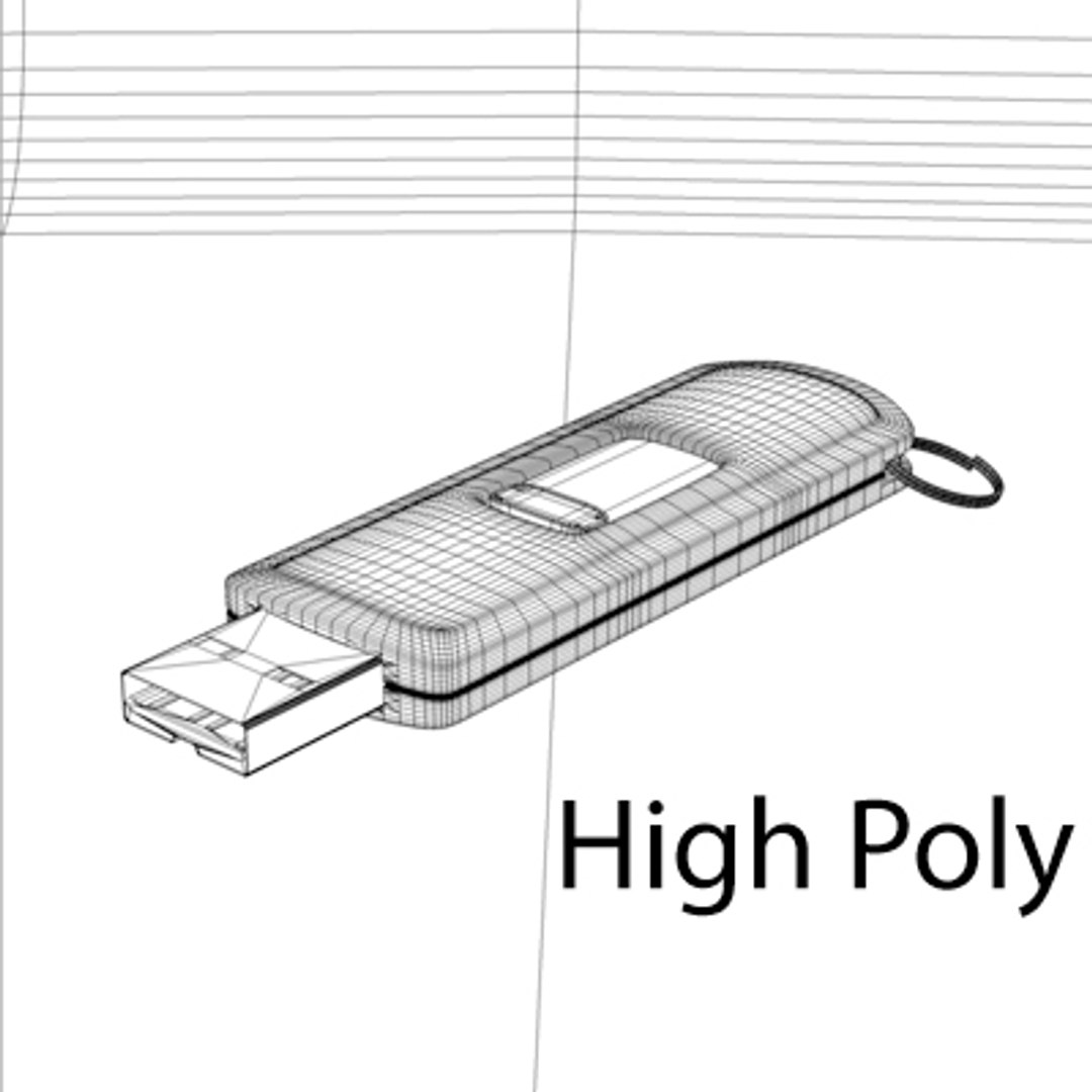 3d Model Usb Flash Drive