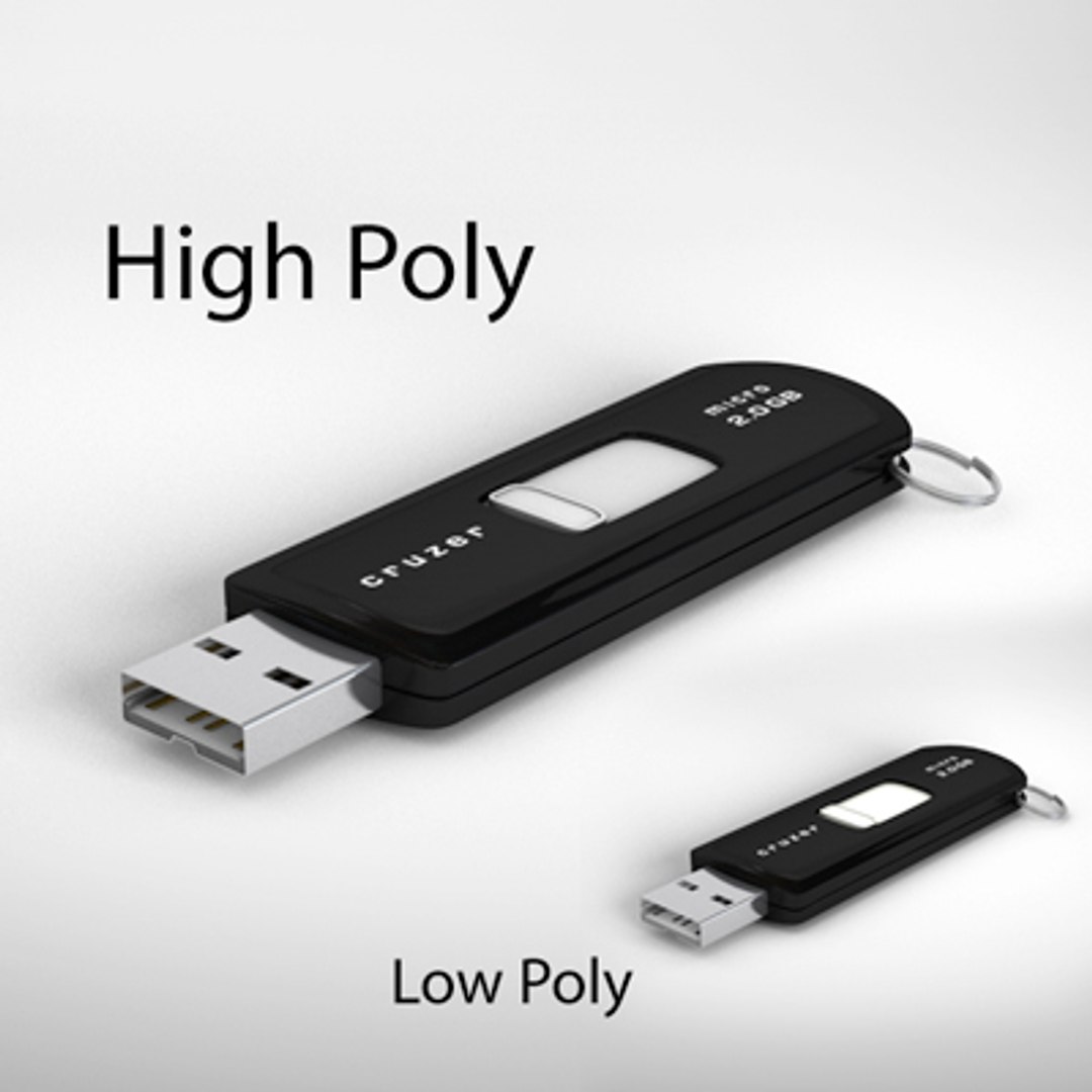 3d Model Usb Flash Drive