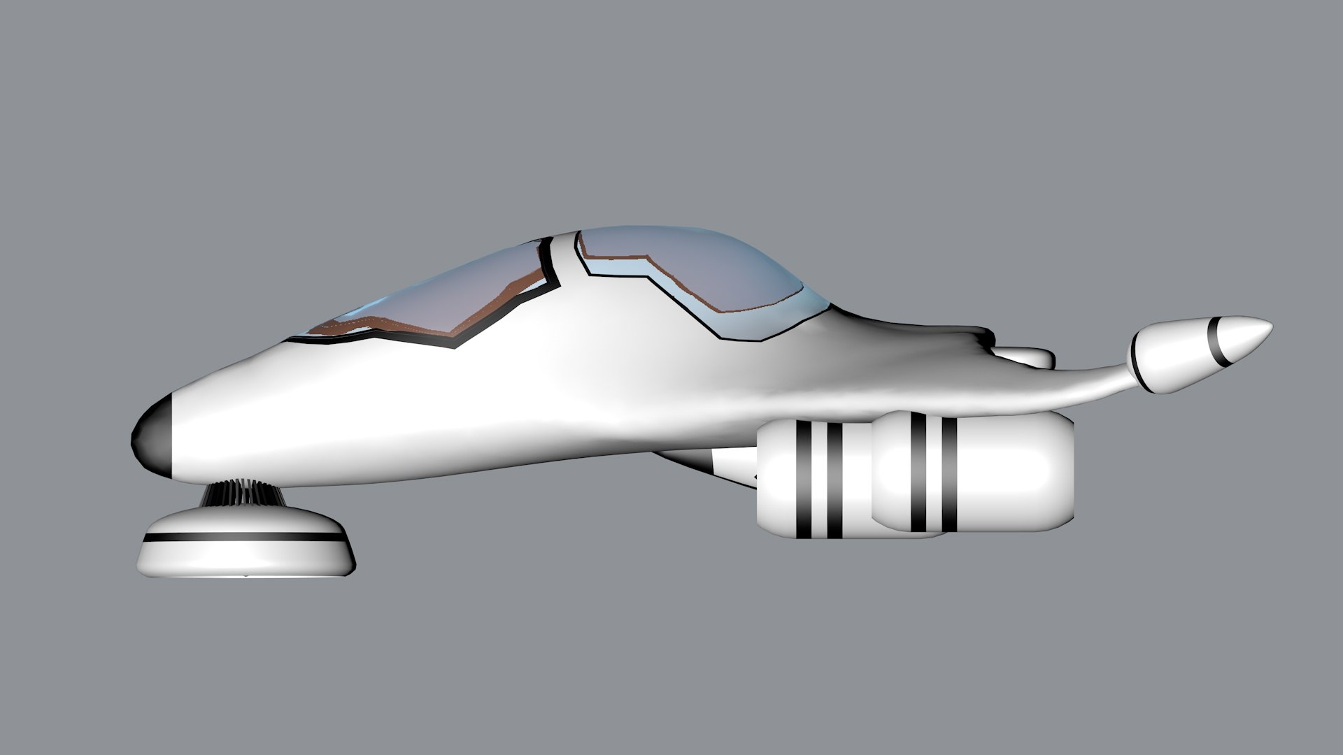 Space Flighter 3D Model - TurboSquid 1314030