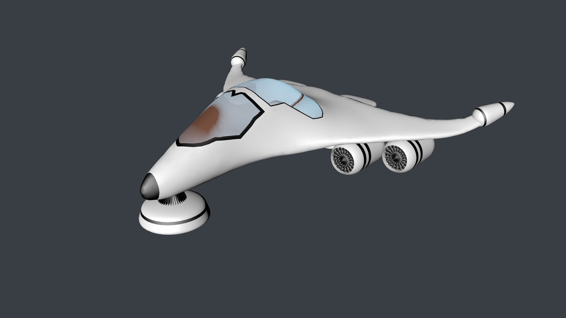 Space Flighter 3D Model - TurboSquid 1314030