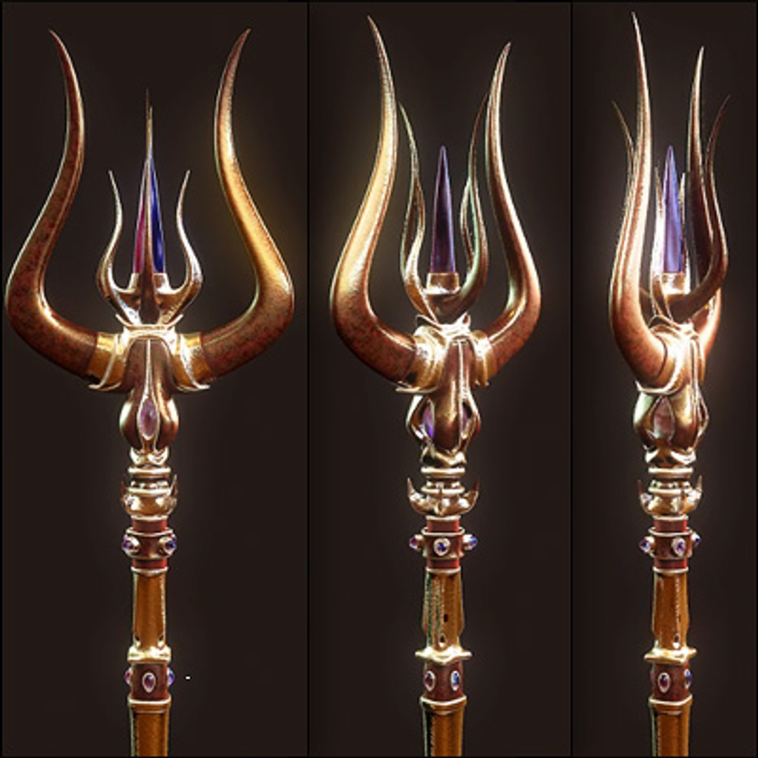 3ds max fantasy staff
