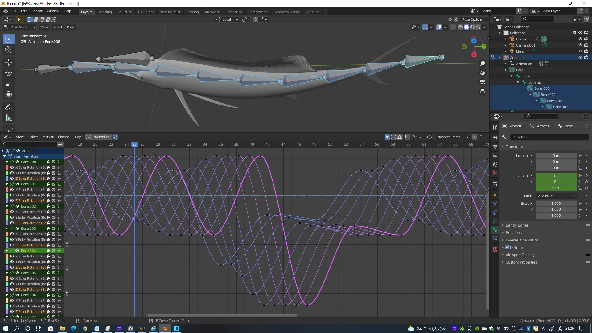 3d Indo-pacific Sailfish Model