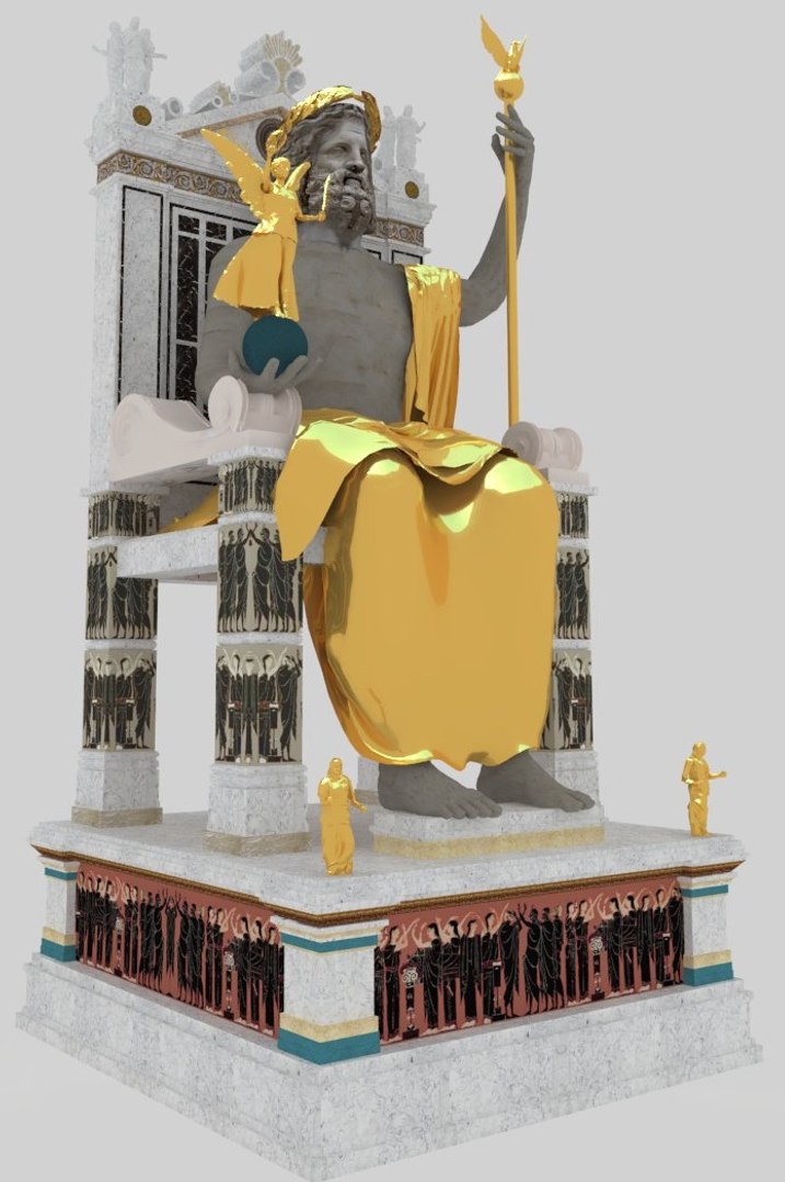 Statue Zeus 3D Model - TurboSquid 1253415
