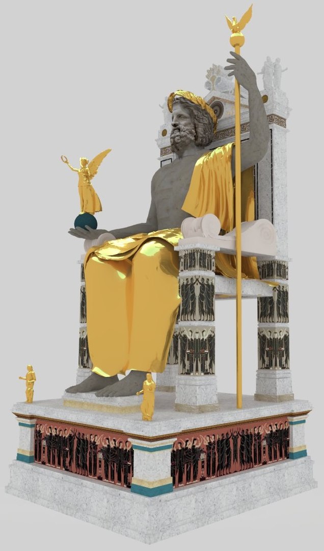 Statue Zeus 3D Model - TurboSquid 1253415