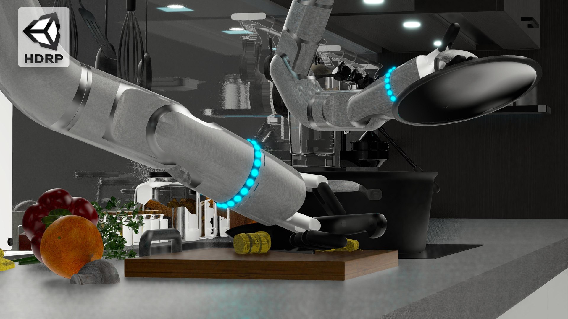 Robotic Arm Cooking Assistant 3D - TurboSquid 2204915