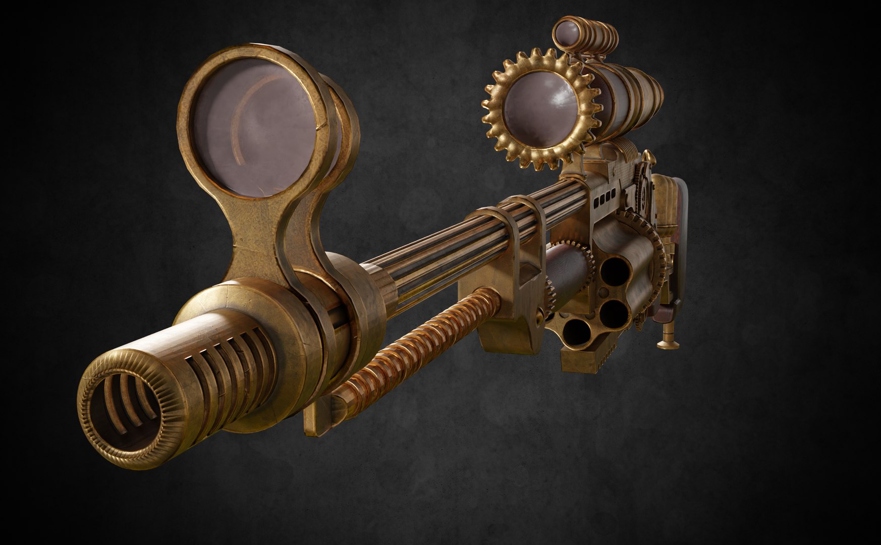 Victoria Gun PBR 4k Model - TurboSquid 2392775