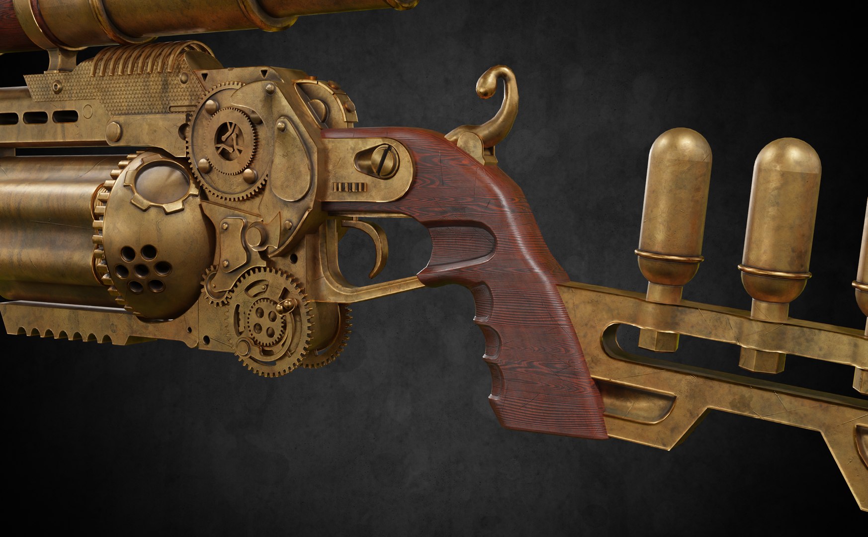 Victoria Gun PBR 4k Model - TurboSquid 2392775