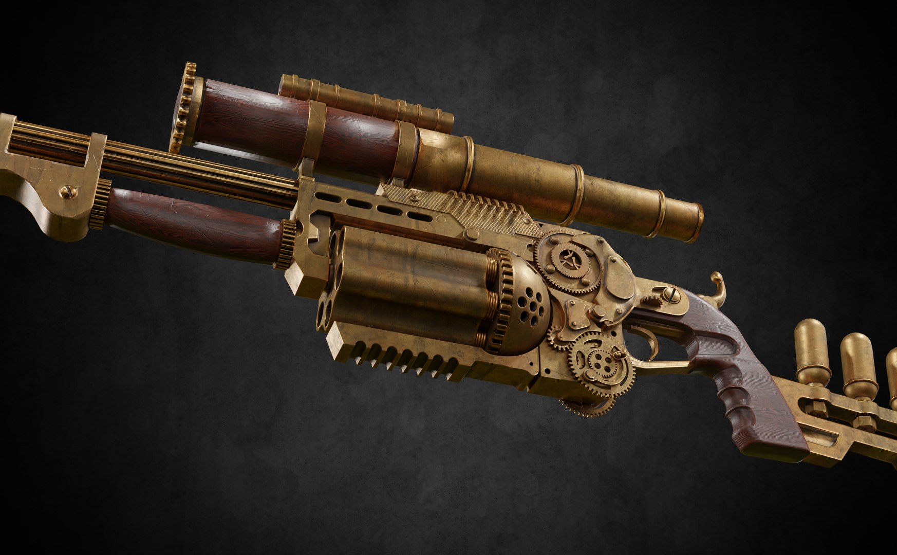 Victoria Gun PBR 4k Model - TurboSquid 2392775