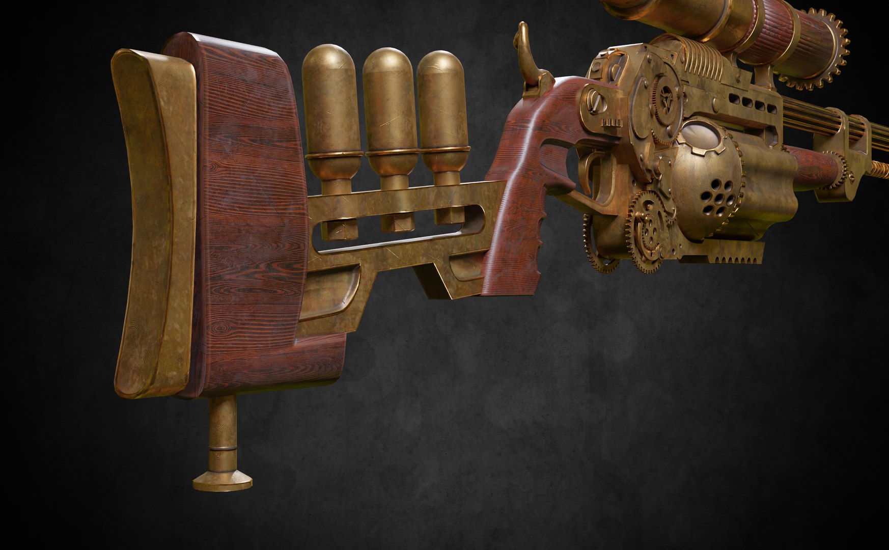 Victoria Gun PBR 4k Model - TurboSquid 2392775