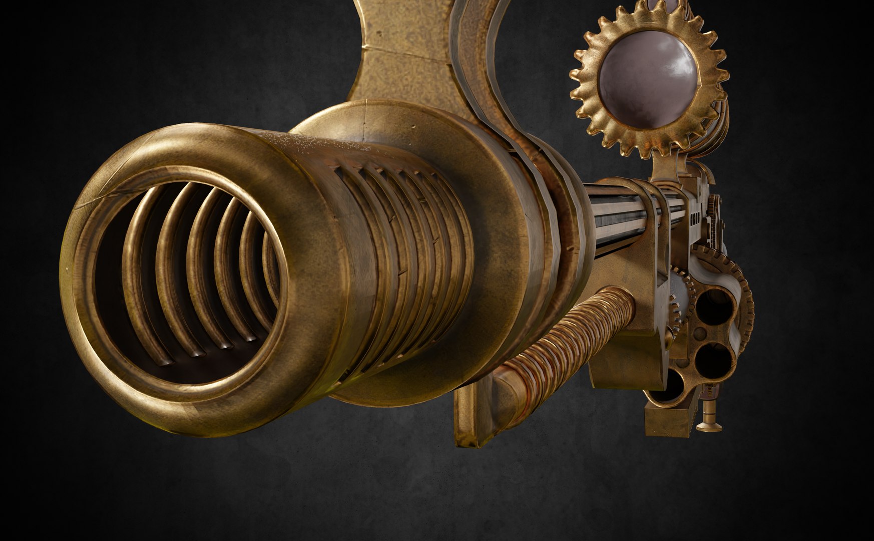 Victoria Gun PBR 4k Model - TurboSquid 2392775