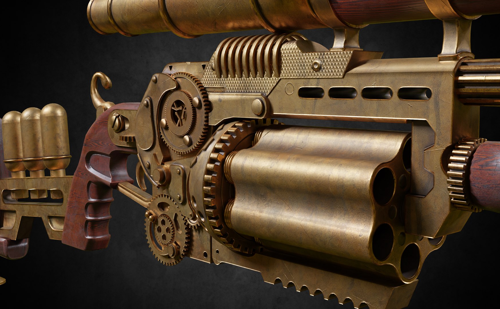 Victoria Gun PBR 4k Model - TurboSquid 2392775