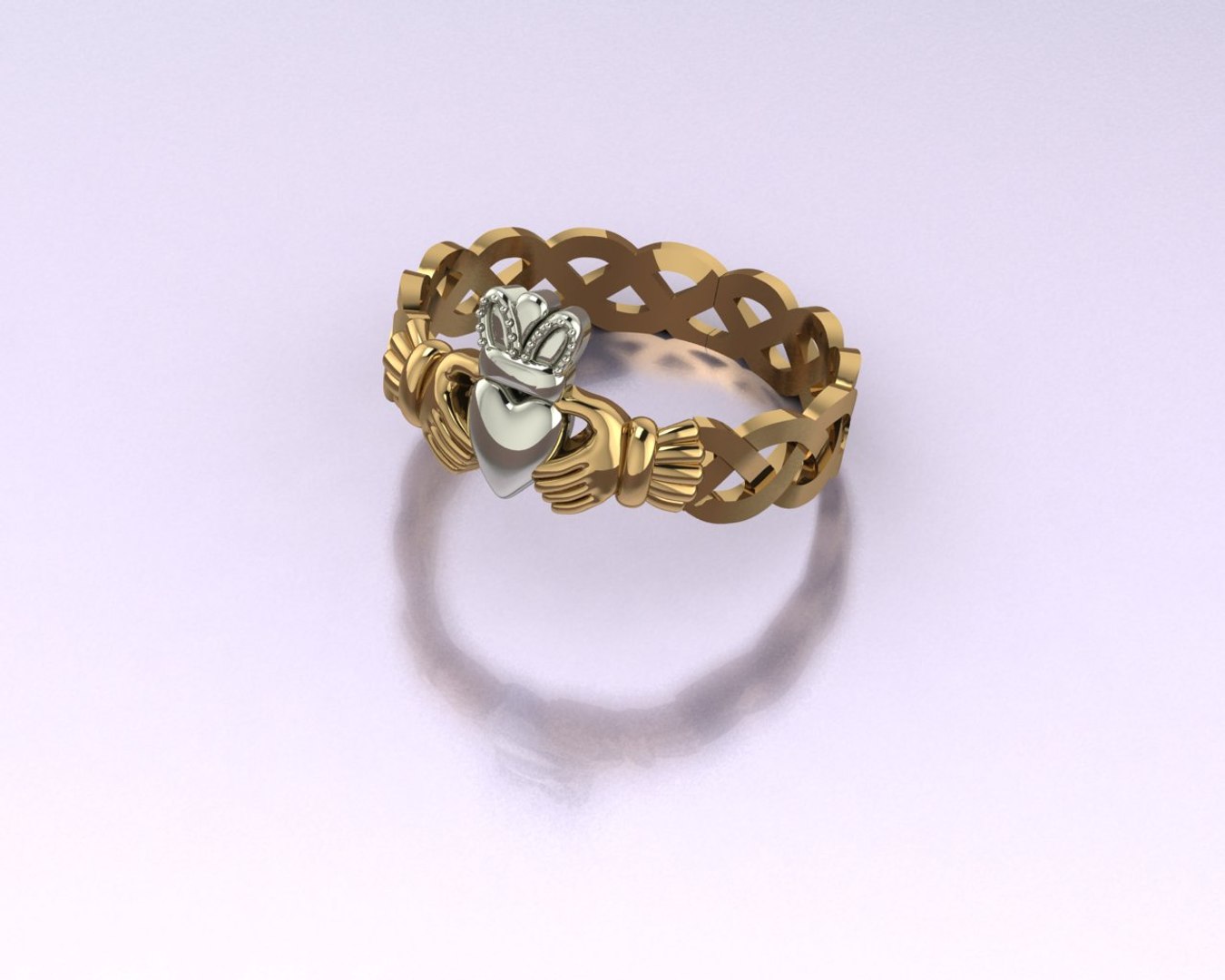 Claddagh Ring 3D Model - TurboSquid 1158736