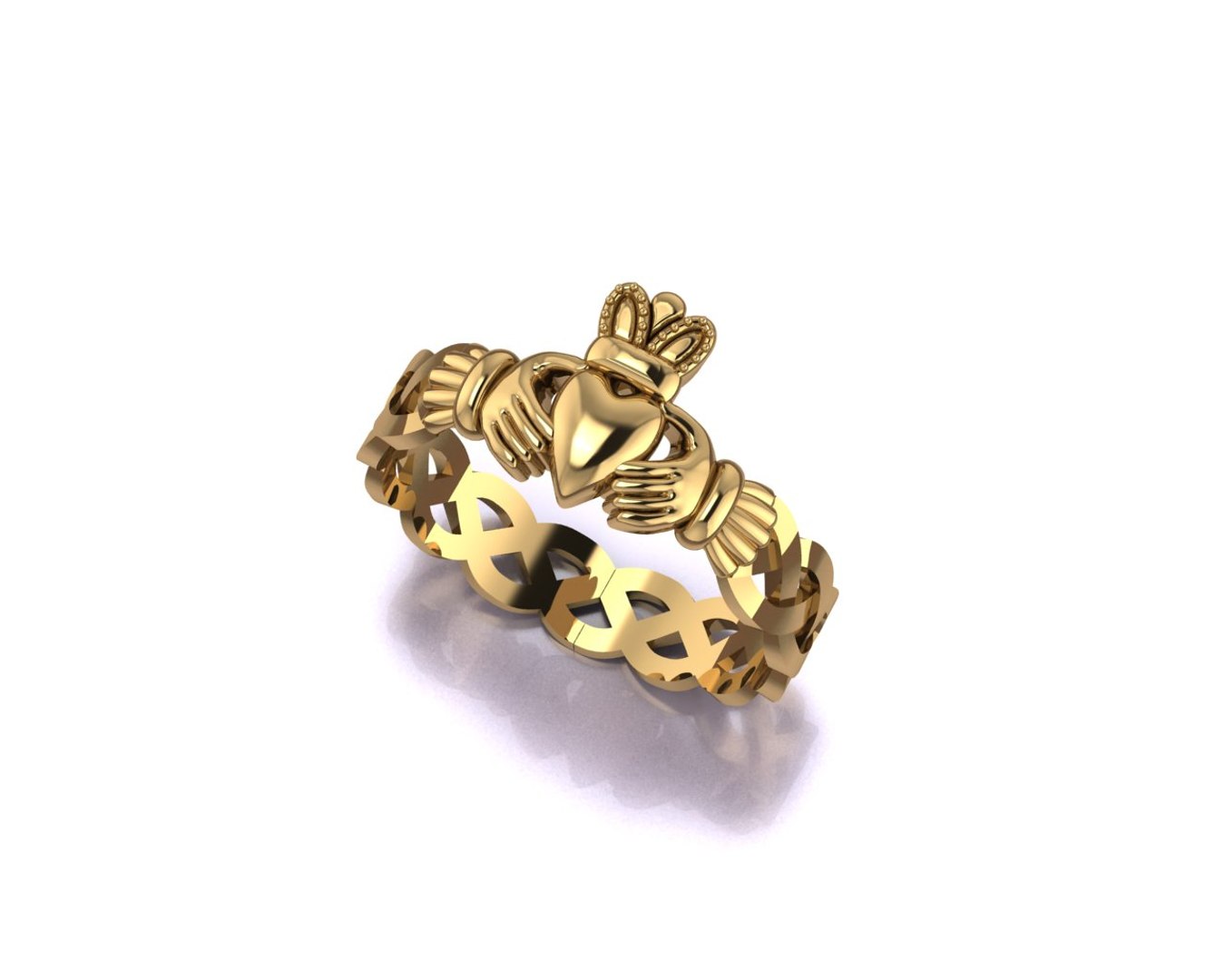 Claddagh Ring 3D Model - TurboSquid 1158736