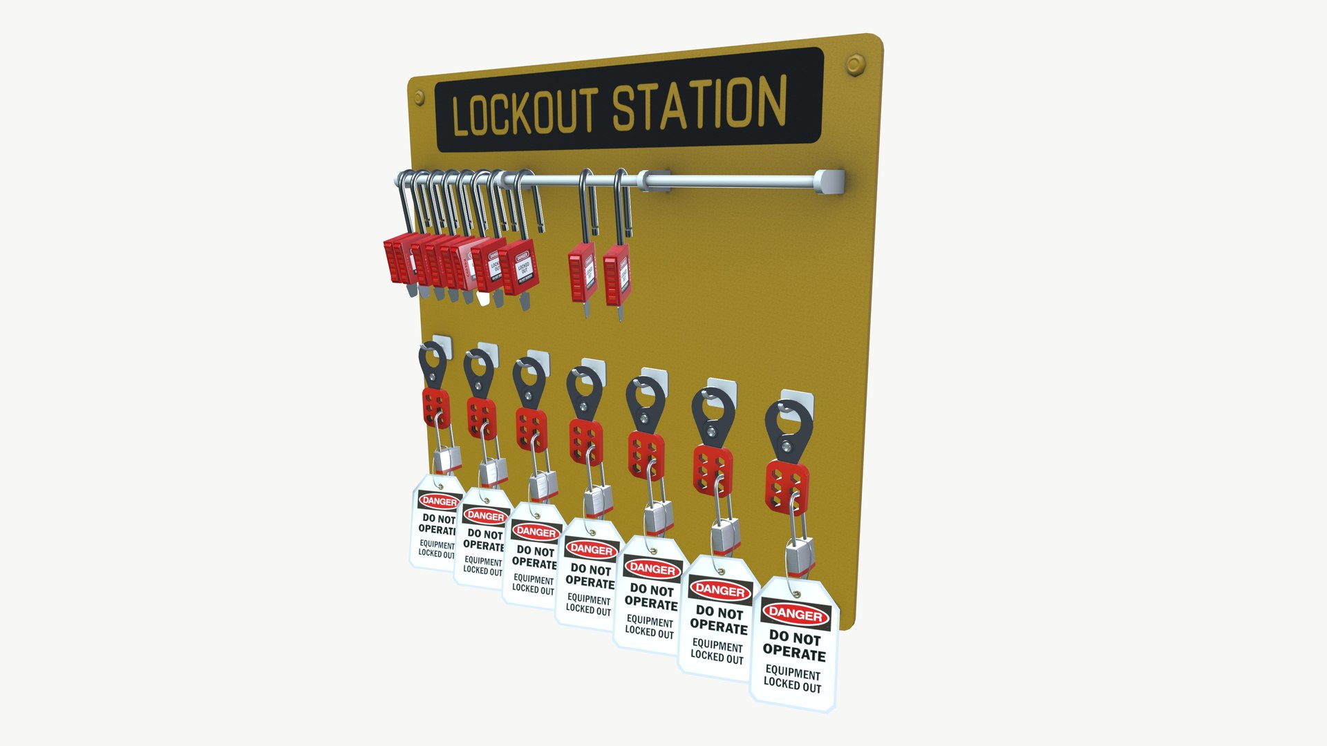 Lockout Station 3D Model - TurboSquid 2316886