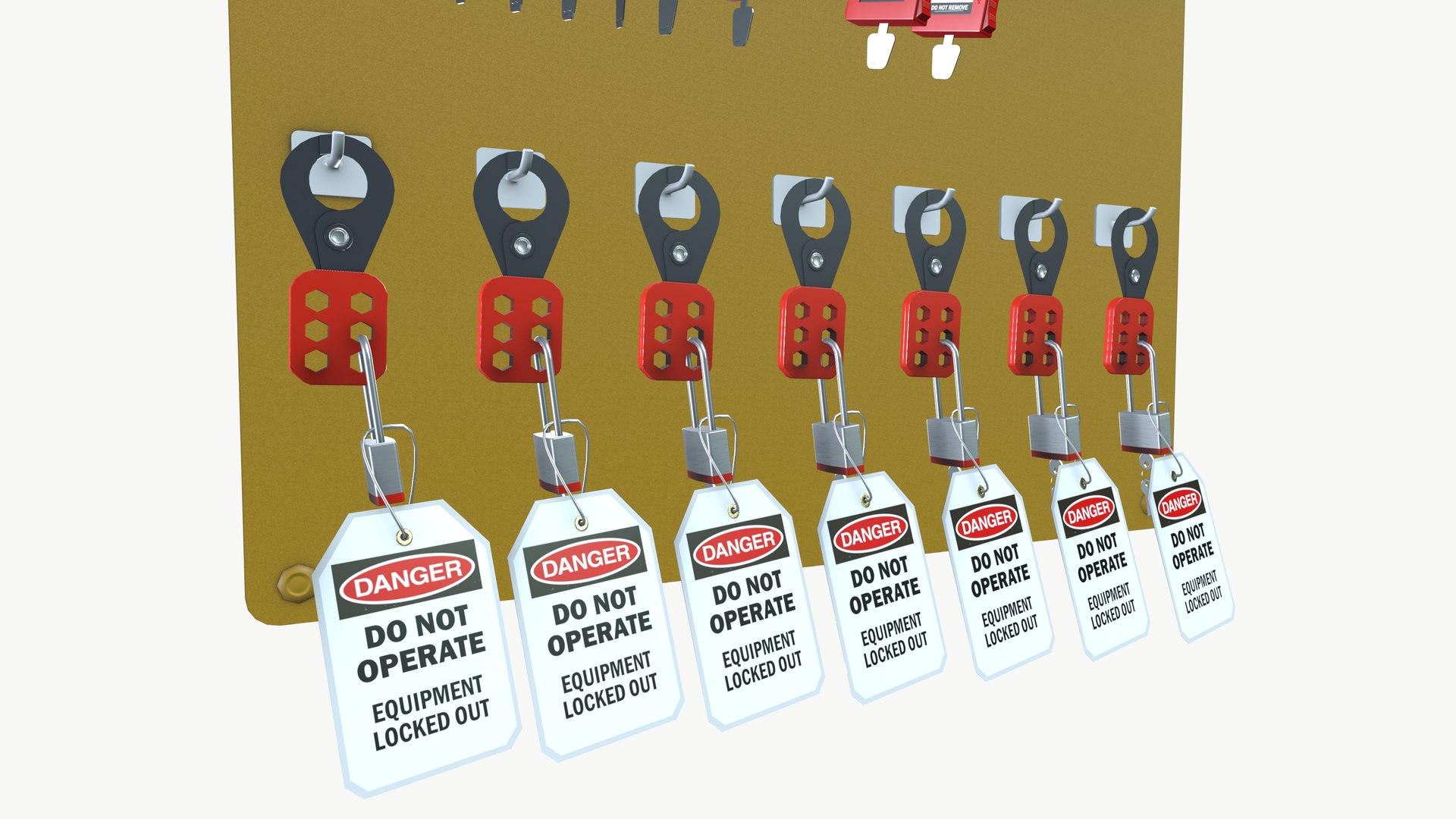 Lockout Station 3D Model - TurboSquid 2316886