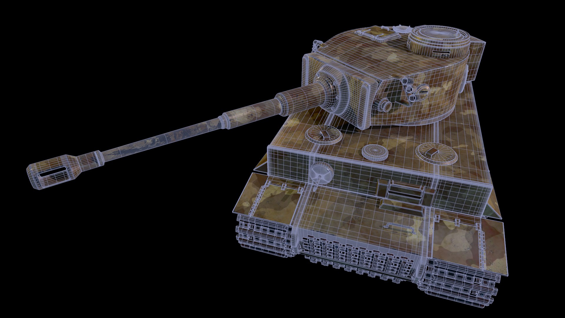 Tiger 1 Tank 3D Model - TurboSquid 1377793