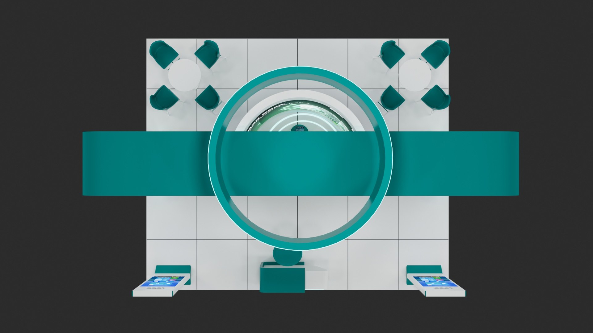 Exhibition Booth 3D Model - TurboSquid 2283857