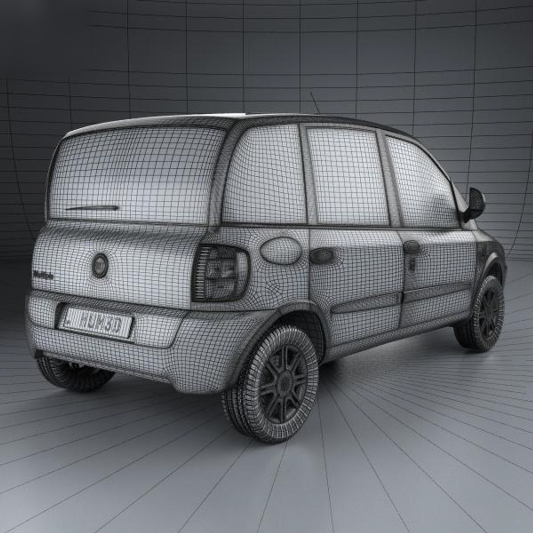 3D Model Fiat Multipla 2006 - TurboSquid 1361034