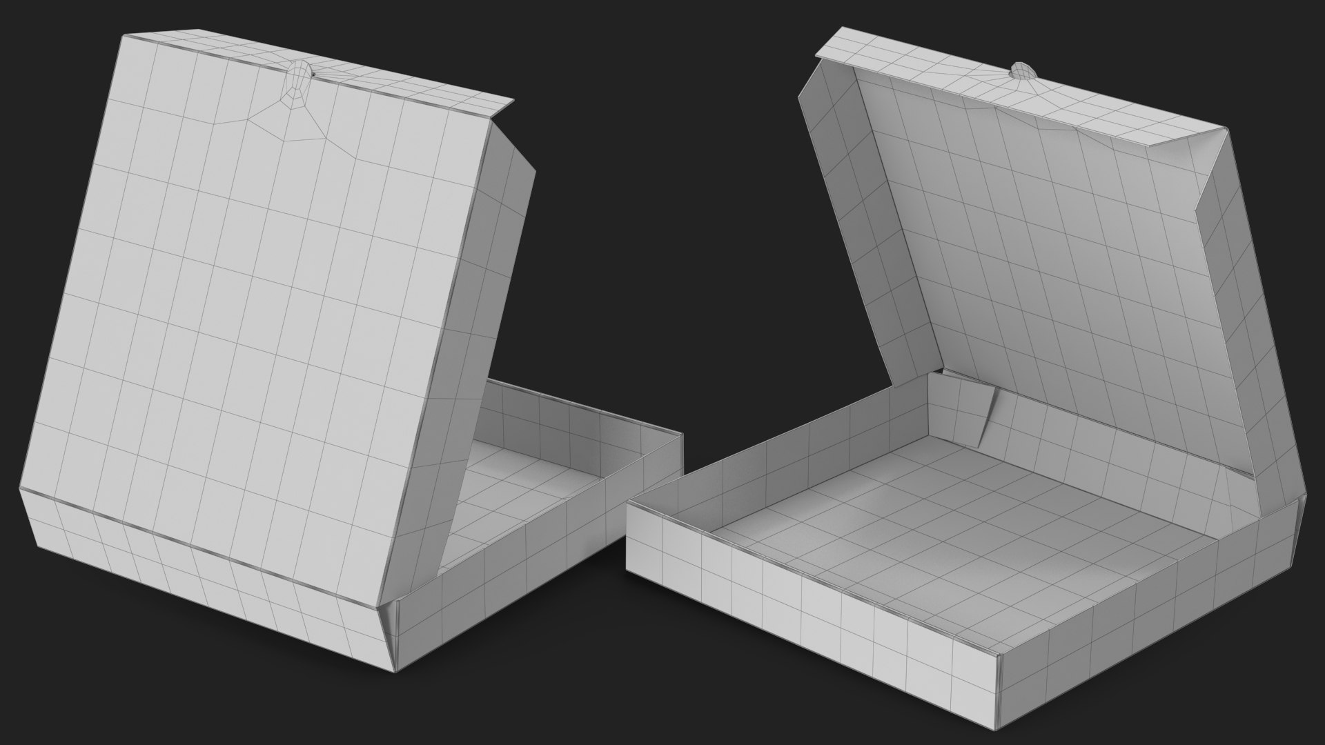 3D Model Pizza Box Mockup - TurboSquid 1700069