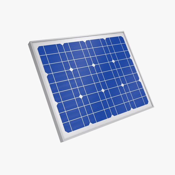 3d model of solar panel