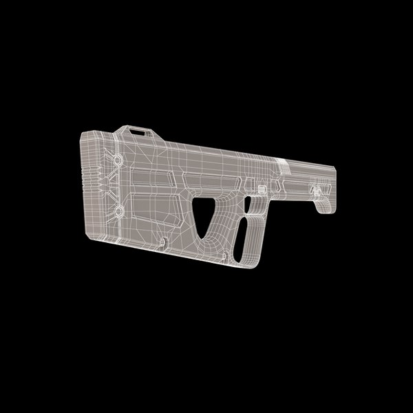 3d model vr gun virtual