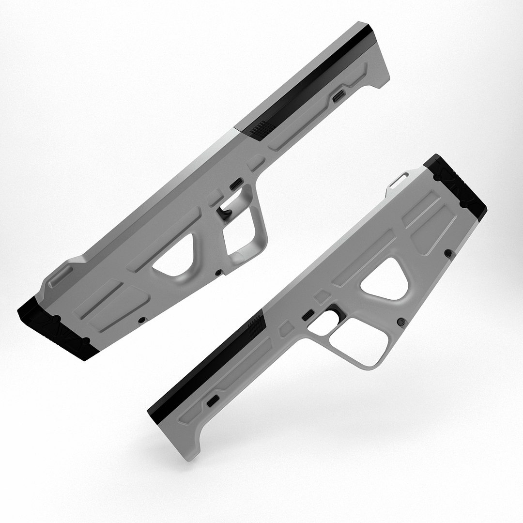 3d Model Vr Gun Virtual