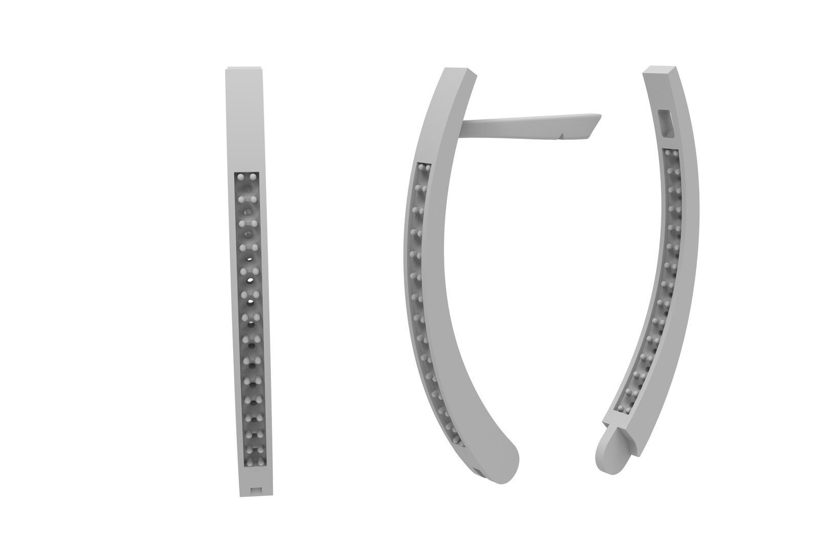 Jewelry diamond earrings model - TurboSquid 1337633