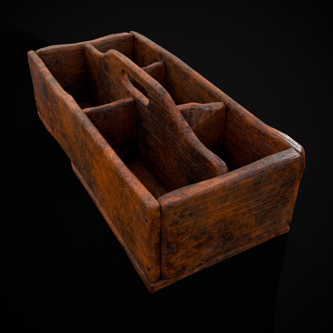 3D Medieval Wooden Tool Box - TurboSquid 2052764