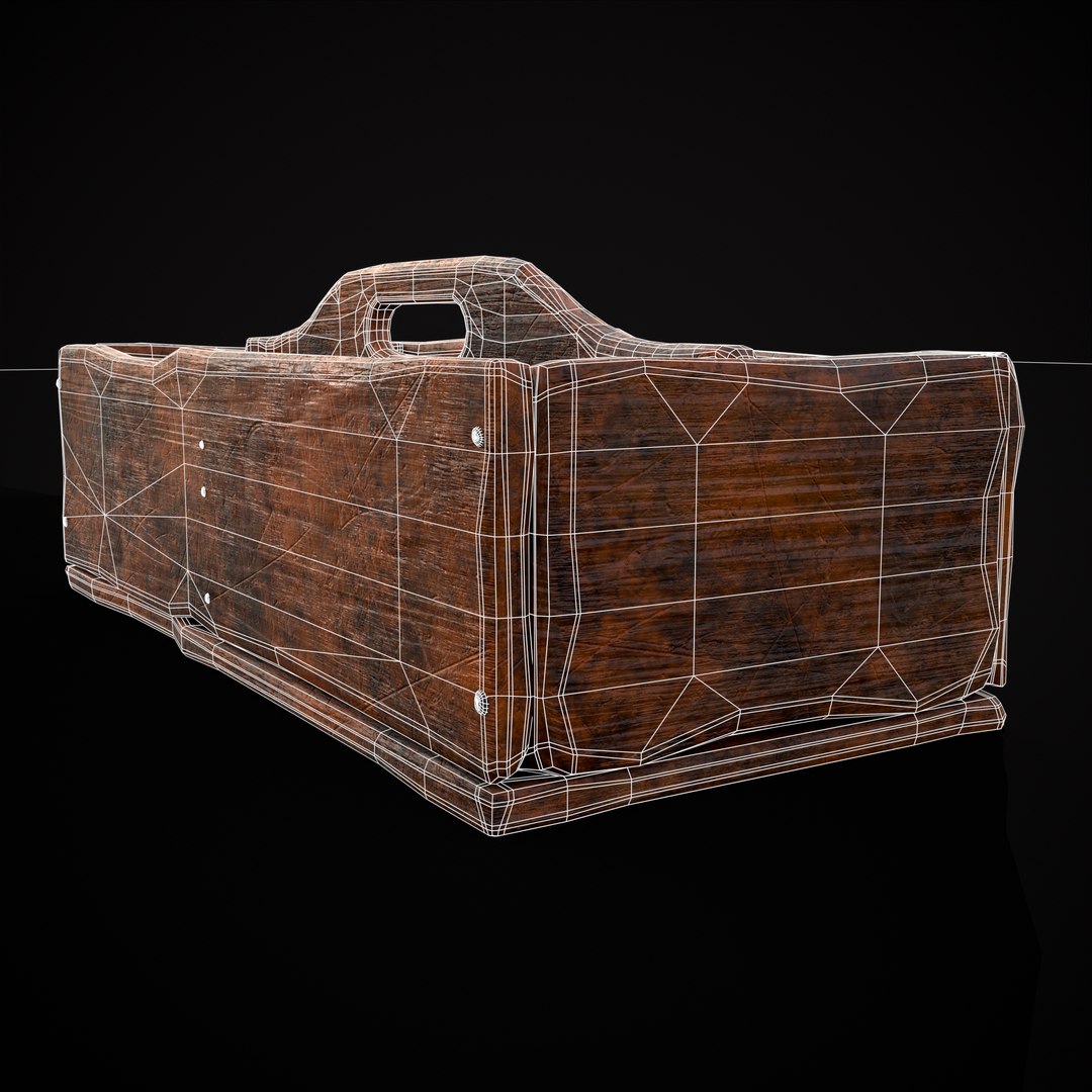 3D Medieval Wooden Tool Box - TurboSquid 2052764