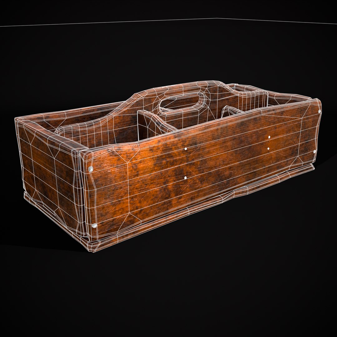 3D Medieval Wooden Tool Box - TurboSquid 2052764