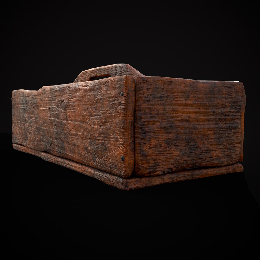 3D Medieval Wooden Tool Box - TurboSquid 2052764