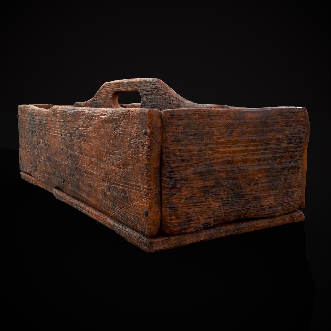 3D Medieval Wooden Tool Box - TurboSquid 2052764