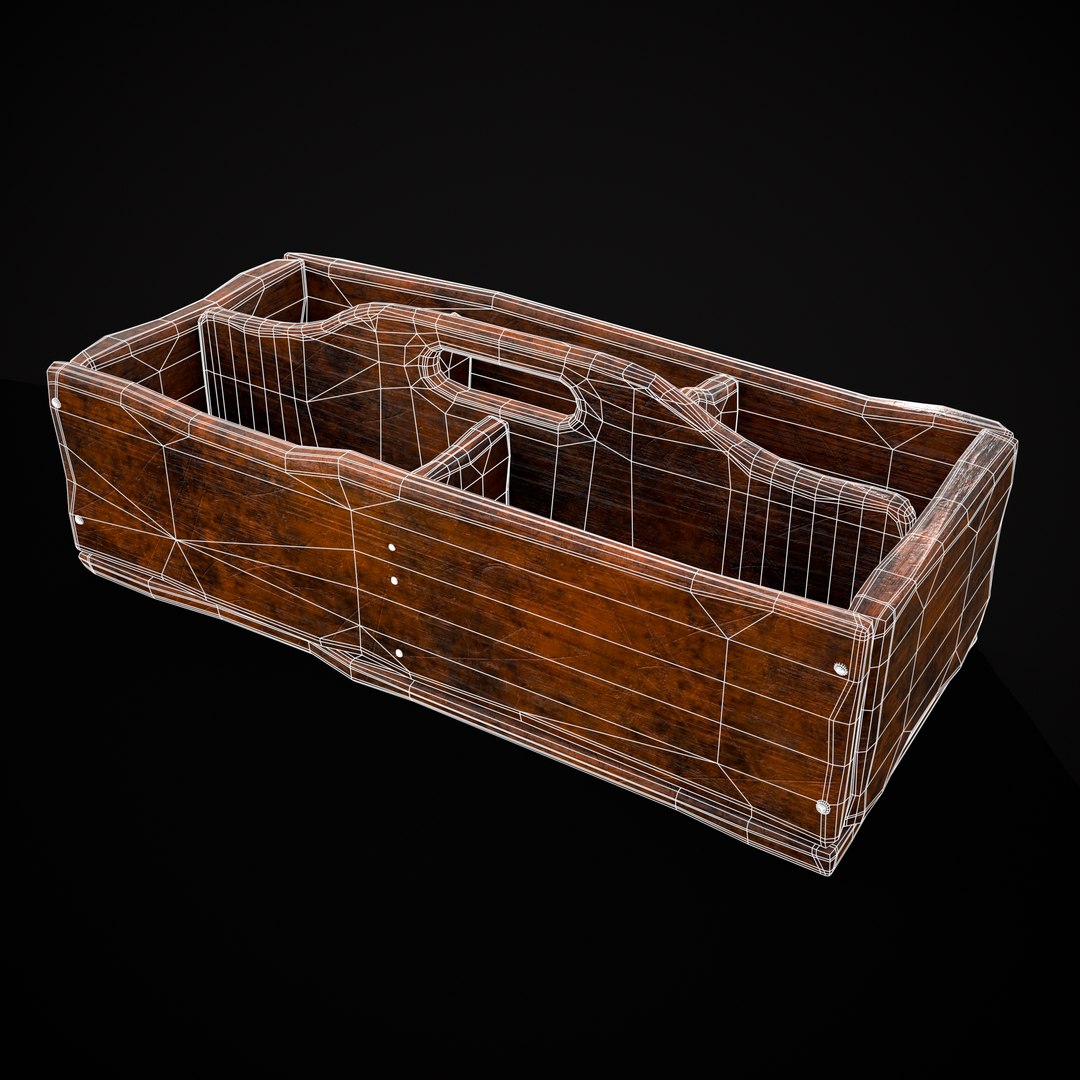 3D Medieval Wooden Tool Box - TurboSquid 2052764