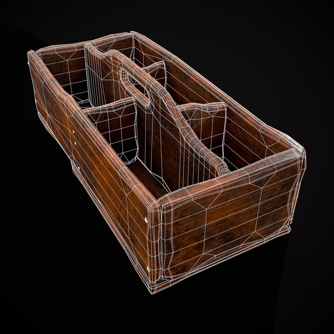 3D Medieval Wooden Tool Box - TurboSquid 2052764