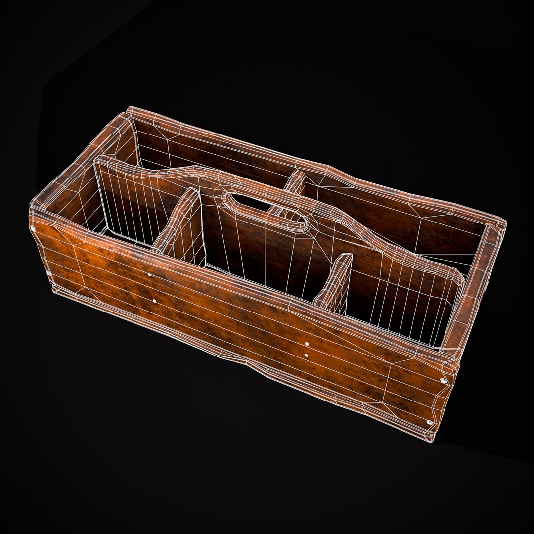 3D Medieval Wooden Tool Box - TurboSquid 2052764