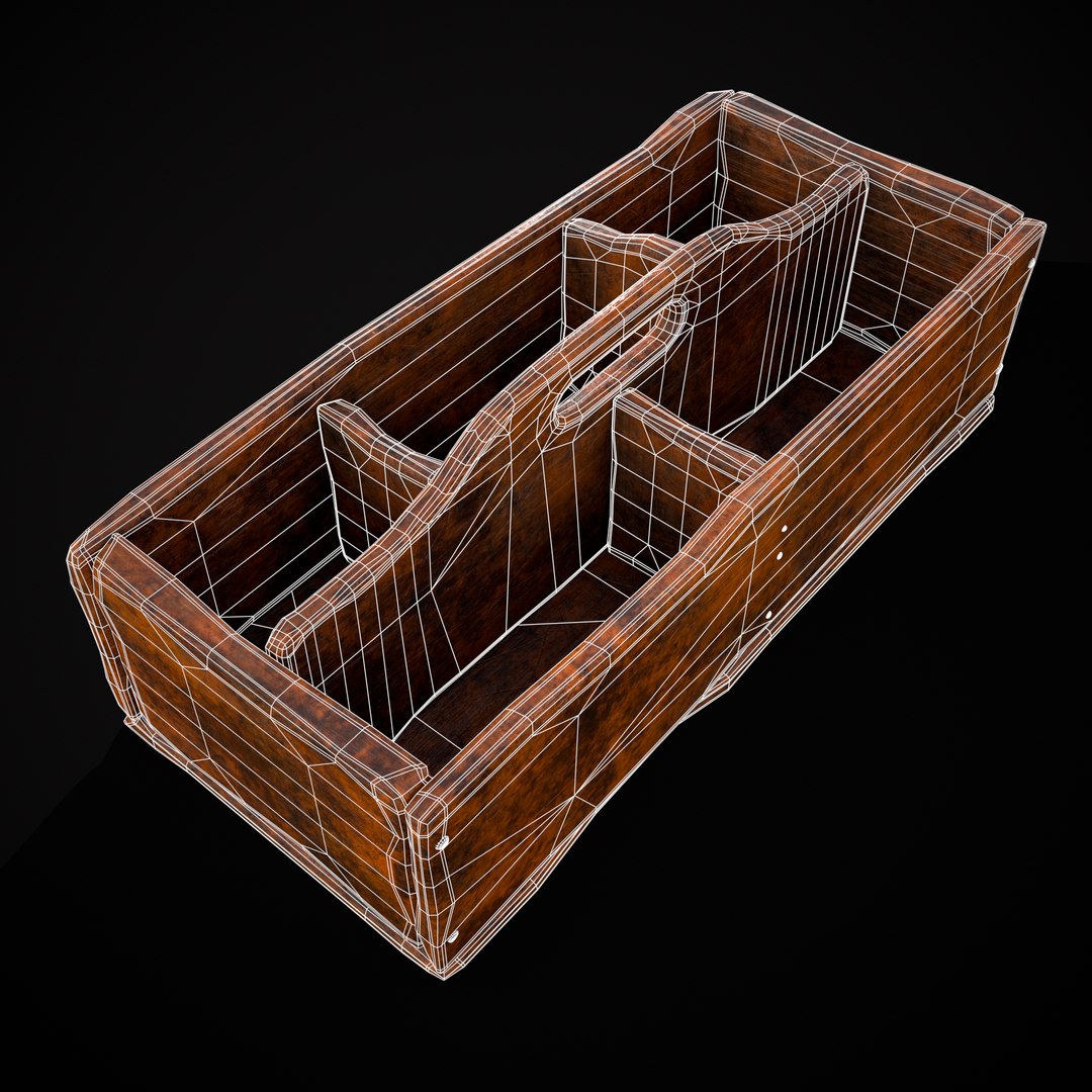 3D Medieval Wooden Tool Box - TurboSquid 2052764