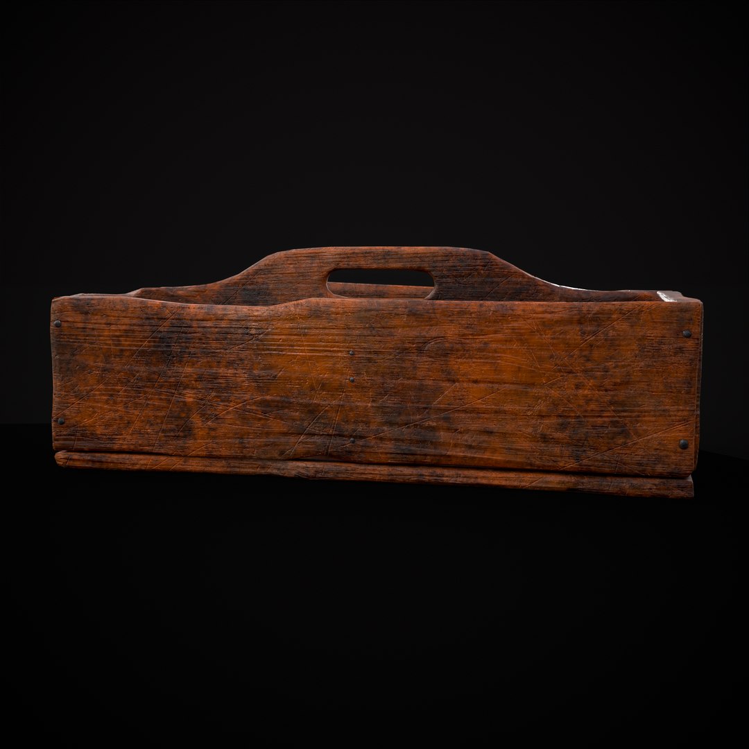 3D Medieval Wooden Tool Box - TurboSquid 2052764