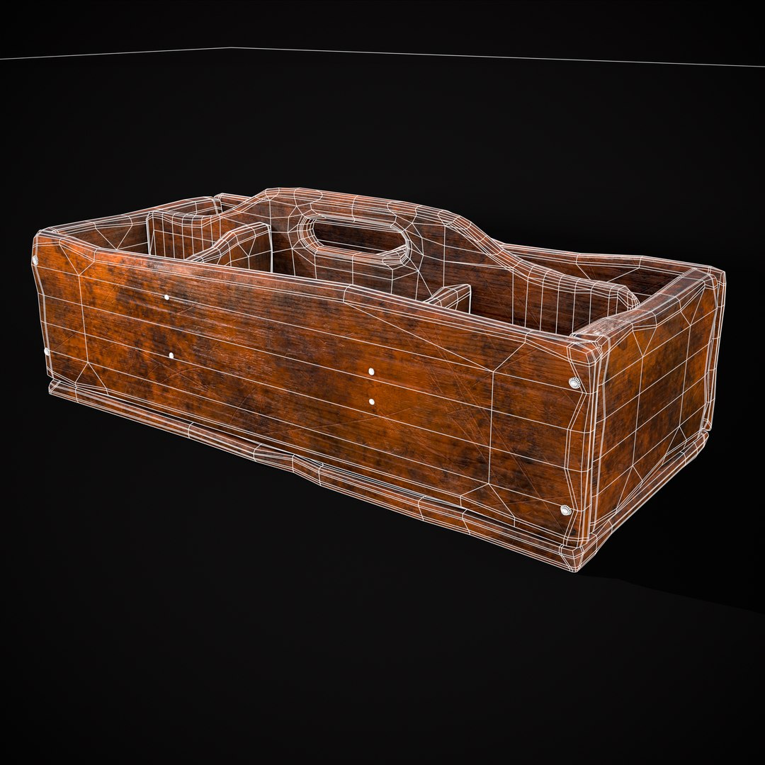 3D Medieval Wooden Tool Box - TurboSquid 2052764