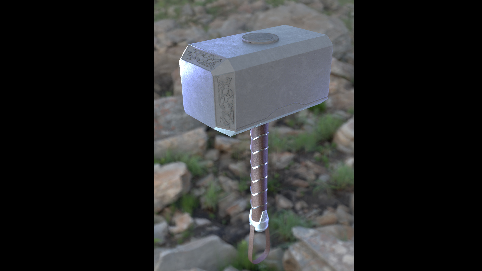 Thor mjolnir 3D model - TurboSquid 1698966