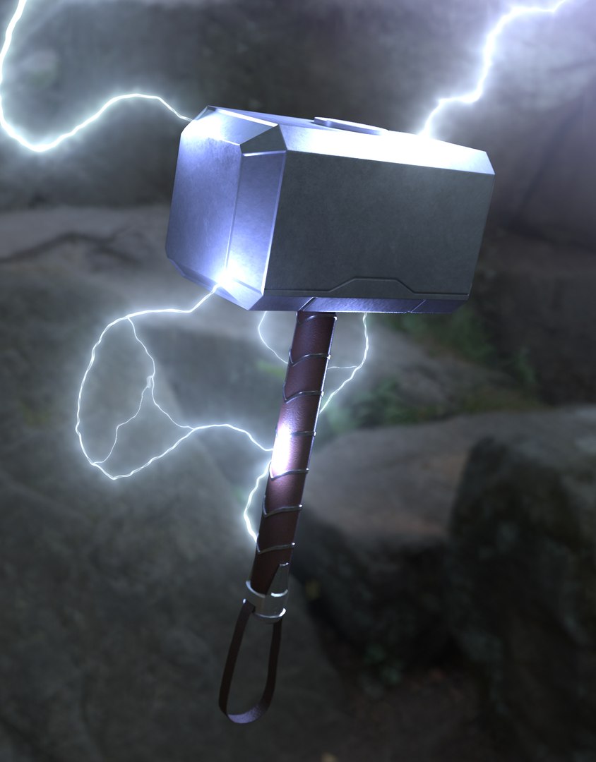 Thor Mjolnir 3D Model - TurboSquid 1698966