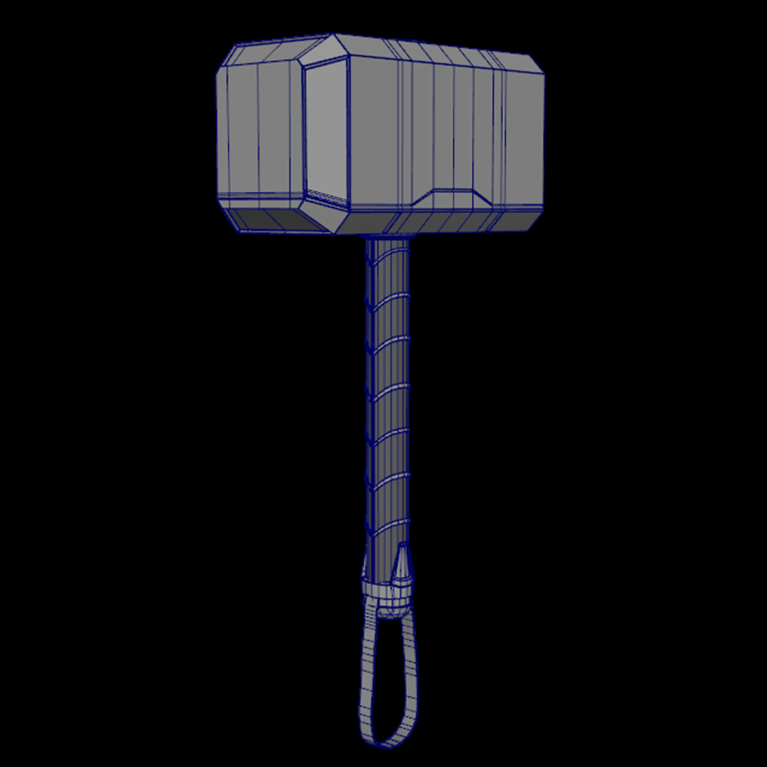 Thor mjolnir 3D model - TurboSquid 1698966