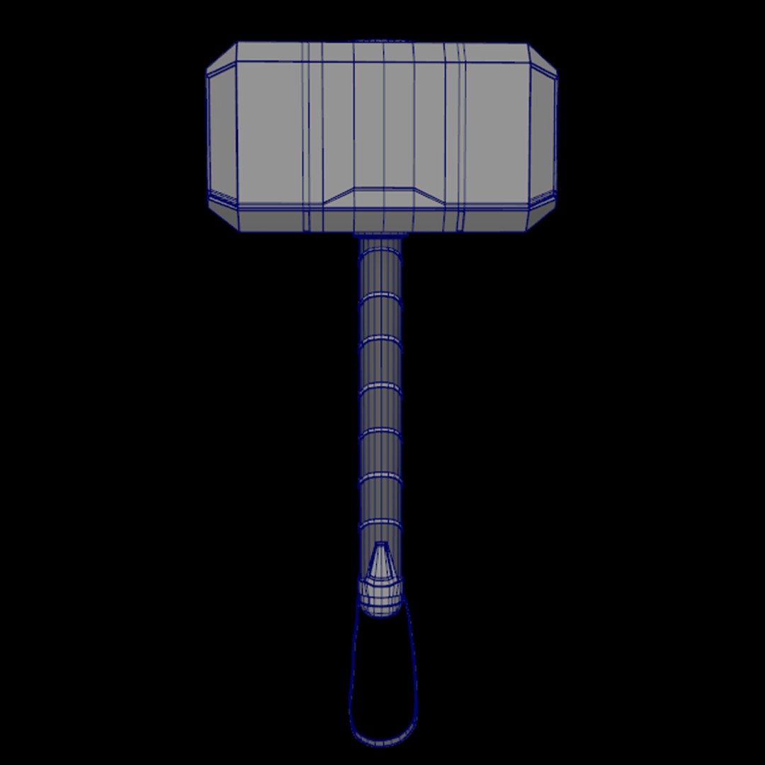 Thor Mjolnir 3D Model - TurboSquid 1698966