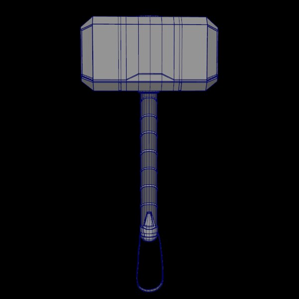 Thor mjolnir 3D model - TurboSquid 1698966