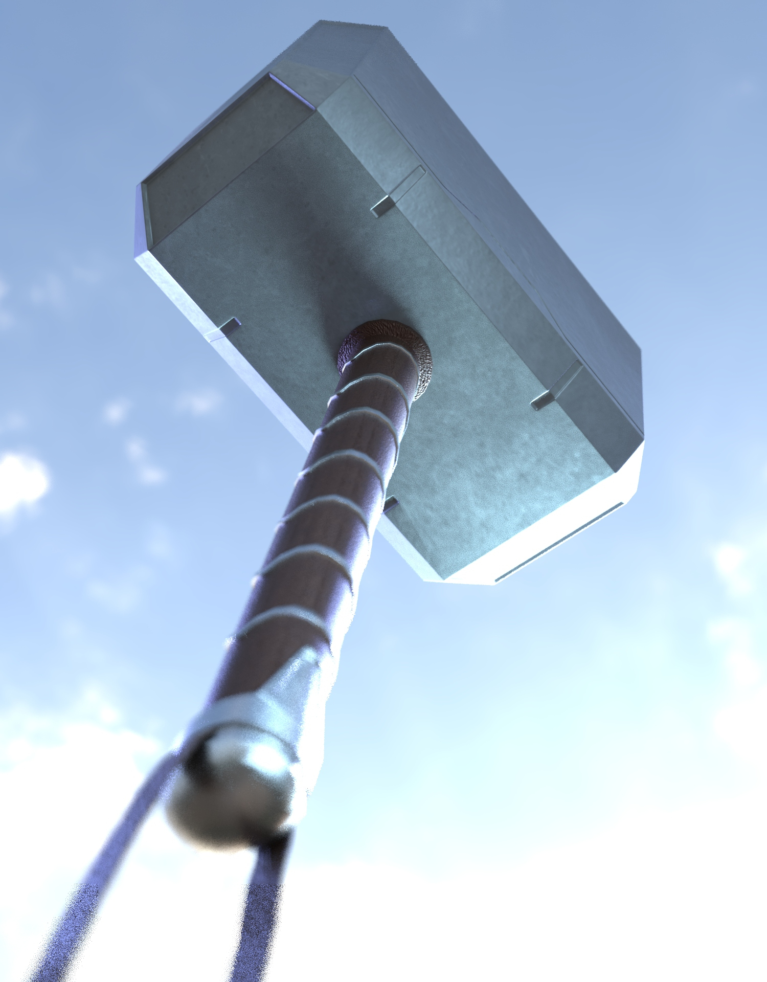 Thor mjolnir 3D model - TurboSquid 1698966