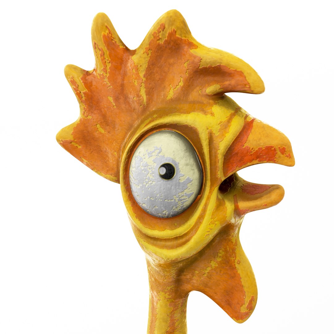 3D Model Chicken Cartoon - TurboSquid 1654586