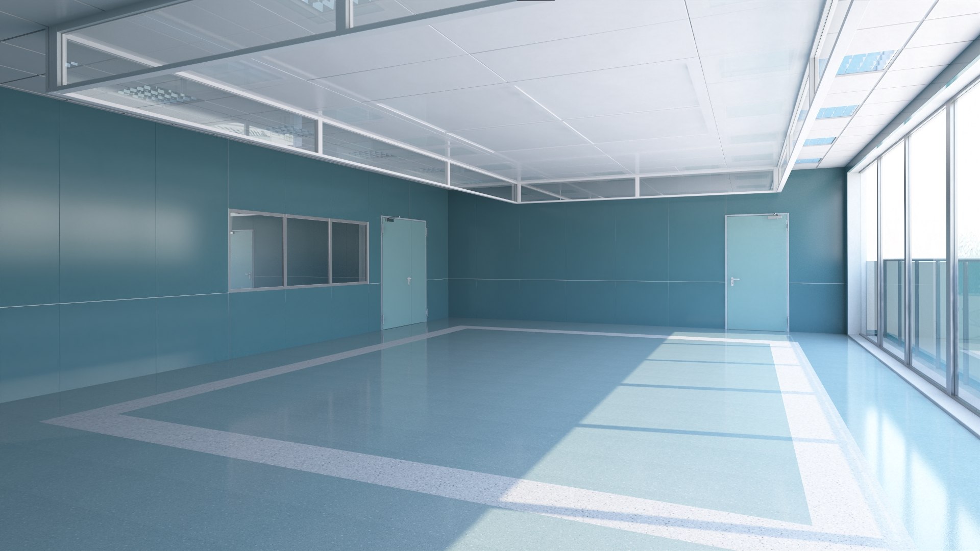 3D Base Medical Or Laboratory Interior 5 Model - TurboSquid 2012186