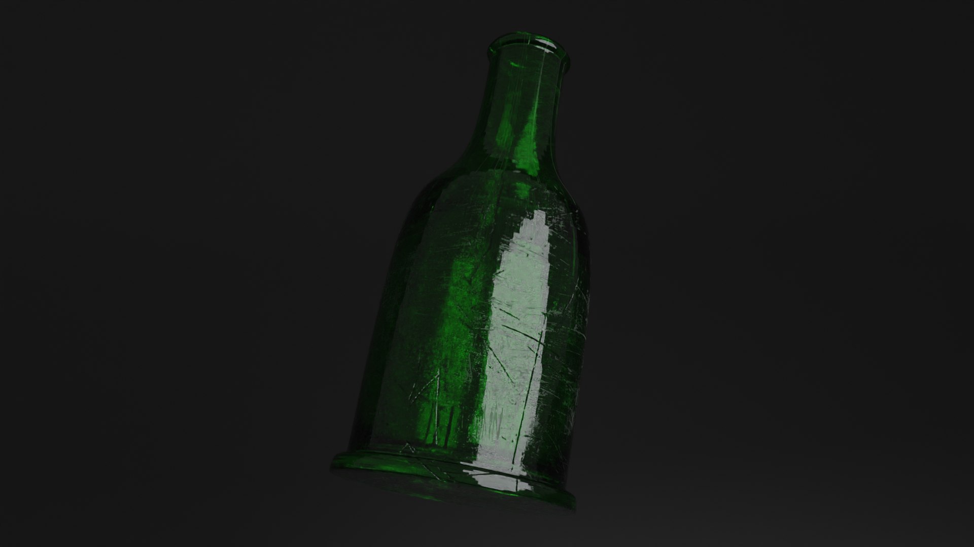 Glass Bottle 3D Model - TurboSquid 1973619